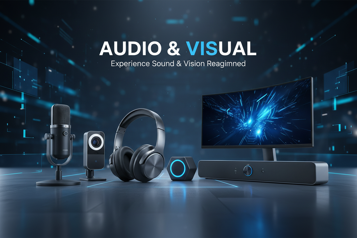 Audio & Visual Equipment | Headphones, Speakers, Webcams | Flexx Memory – Flexx International Ltd