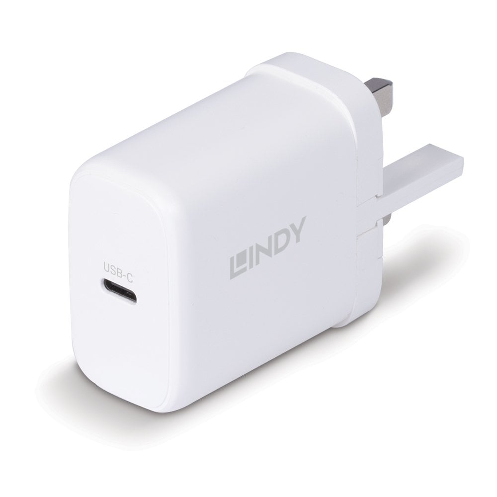 Lindy 65W USB-C & USB-A/C GaN Chargers – Folding UK Plug, Fast Charging ...